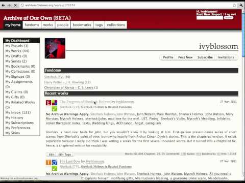 How to download an epub or PDF of a story from AO3 (a fairly stupid PSA)
