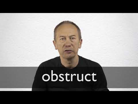 How to pronounce OBSTRUCT in British English