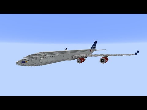 F'n'A Gaming Airbus A340-300 SAS(Scandinavian Airlines) Minecraft Map