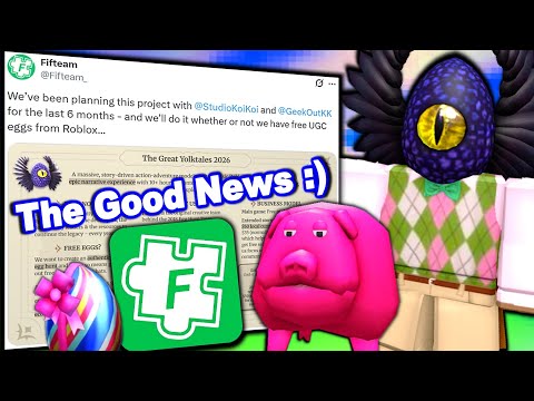 So we actually got some good news!!! (Roblox Egg Hunt 2026)