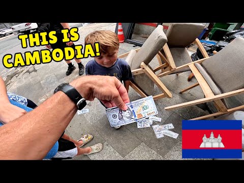 We Found $1,000s of USD on the Road in Phnom Penh?! Shopping Haul, Airbnb Tour & Carnival Fun! 🇰🇭