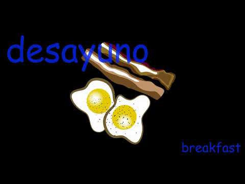 Rosie & Andy: Word of the Day - breakfast / desayuno