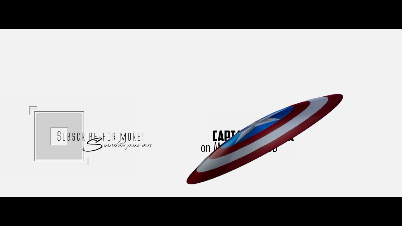 Corel Motion Studio 3D Tutorial | C-AMERICA shield