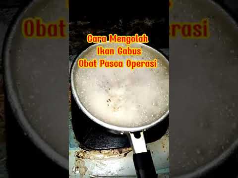 Cara Masak Ikan GABUS untuk Obat Pasca Operasi #shorts