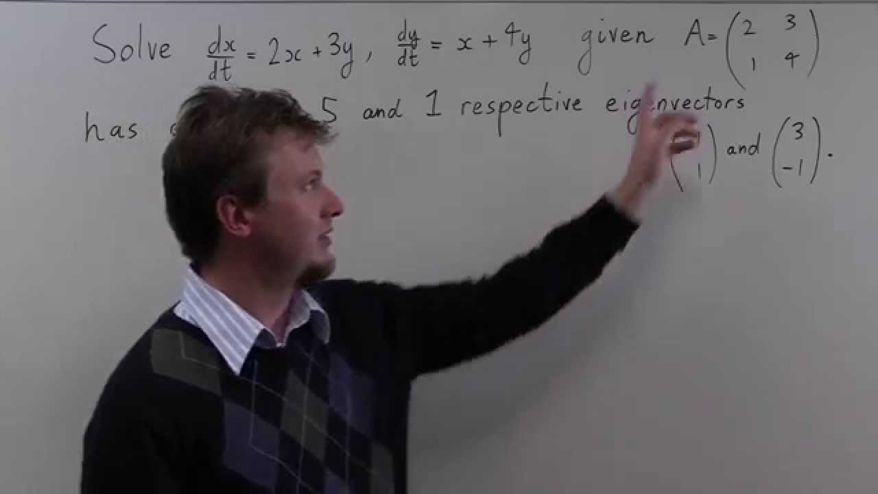 Ch8Pr20: Simultaneous Differential Equations