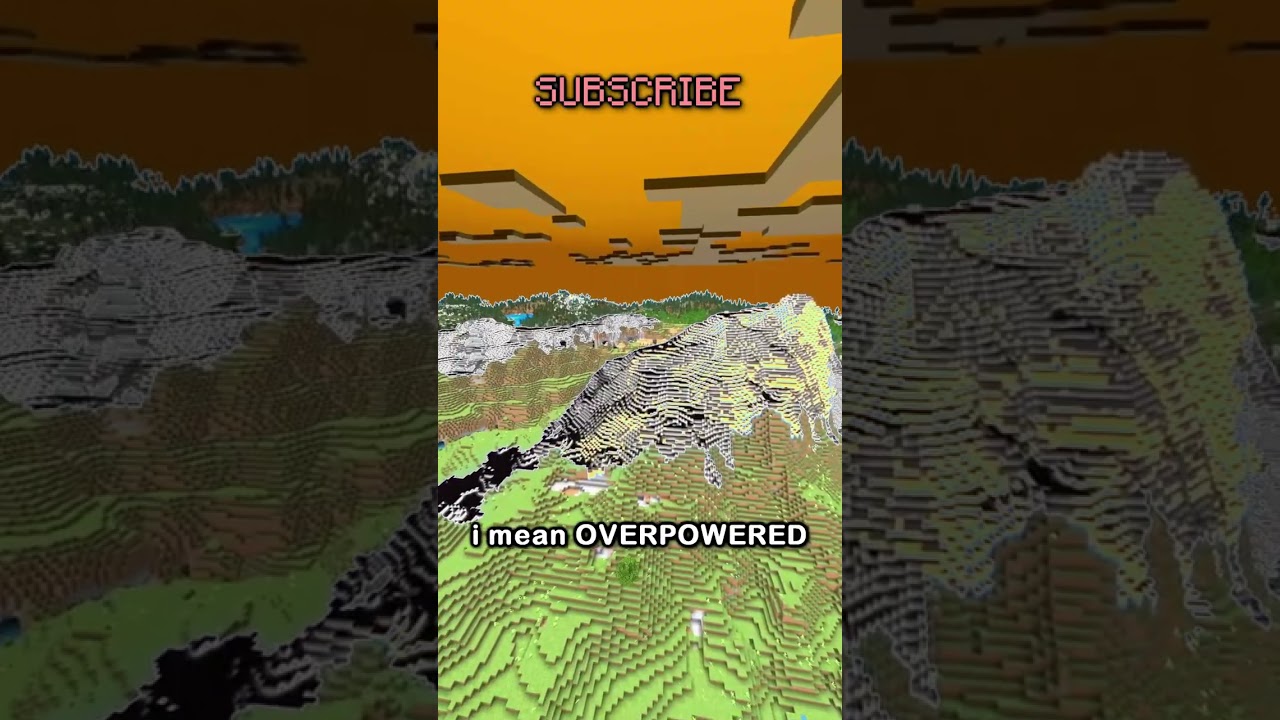 Bedrock Render Distance Is Overpowered.