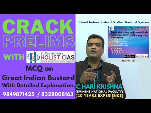 GREAT INDIAN BUSTARD & OTHER BUSTARD SPECIES