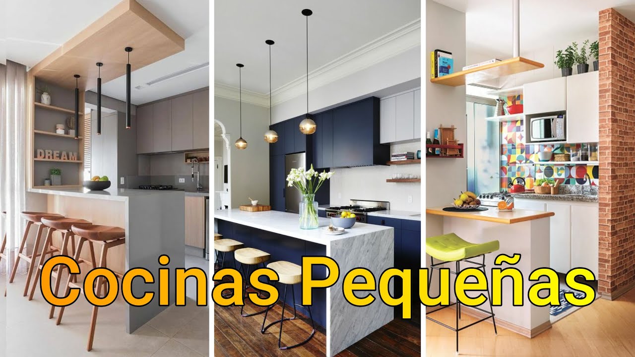 COCINAS PEQUEÑAS MINIMALISTAS