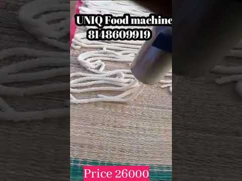 Uniq Food Machines - Manufacturer of Idiyappam Making Machine & Vadagam ...
