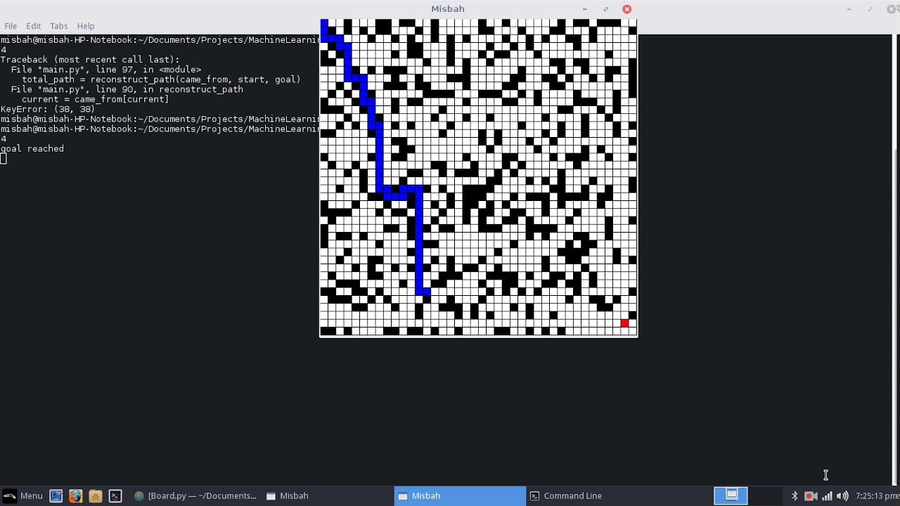 A* Path Finding - Python and Tkinter