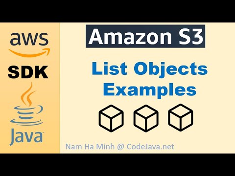 AWS SDK for Java S3 List Objects Examples