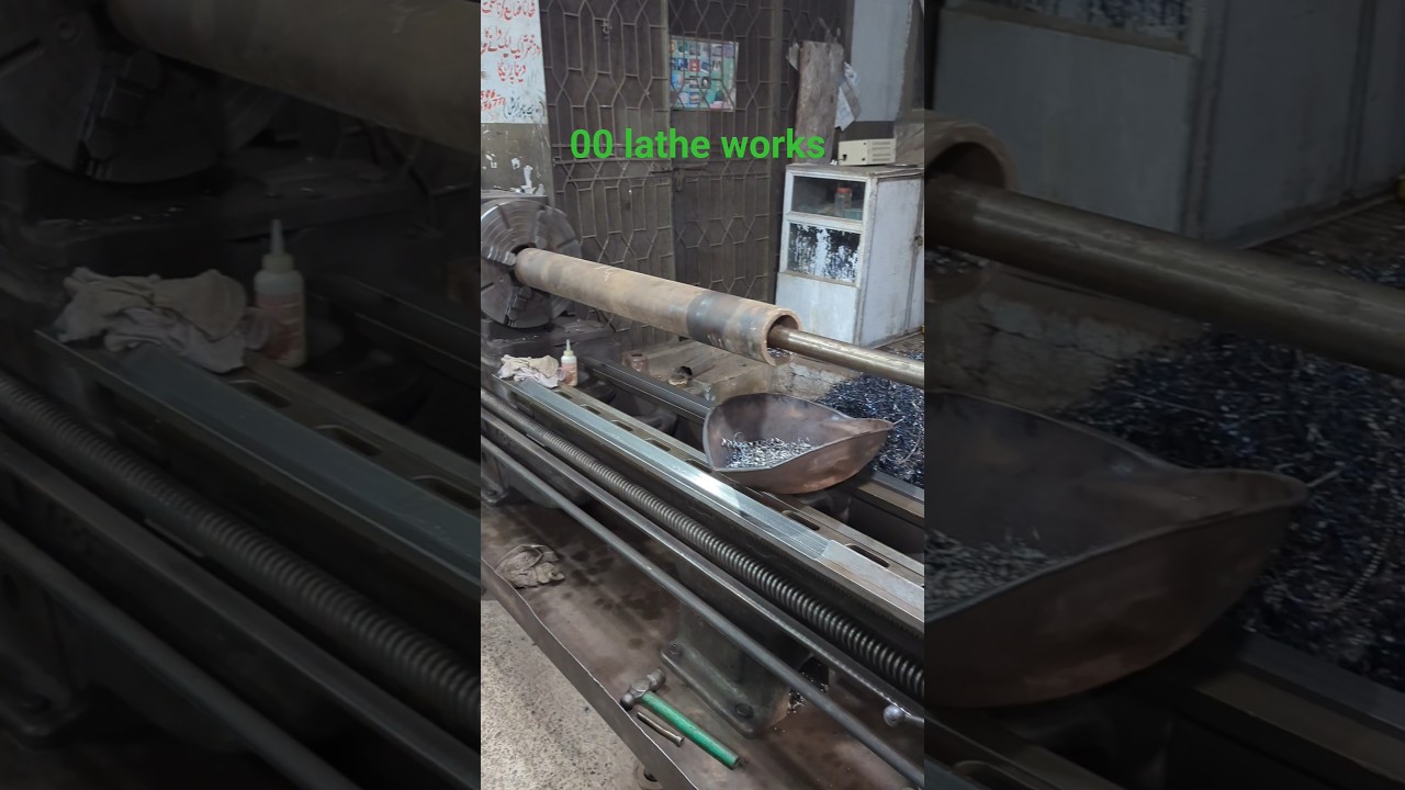 barrel boring loang tool #00latheworks #metalwork #barrel @CncFrezar @BIGLATHEKID