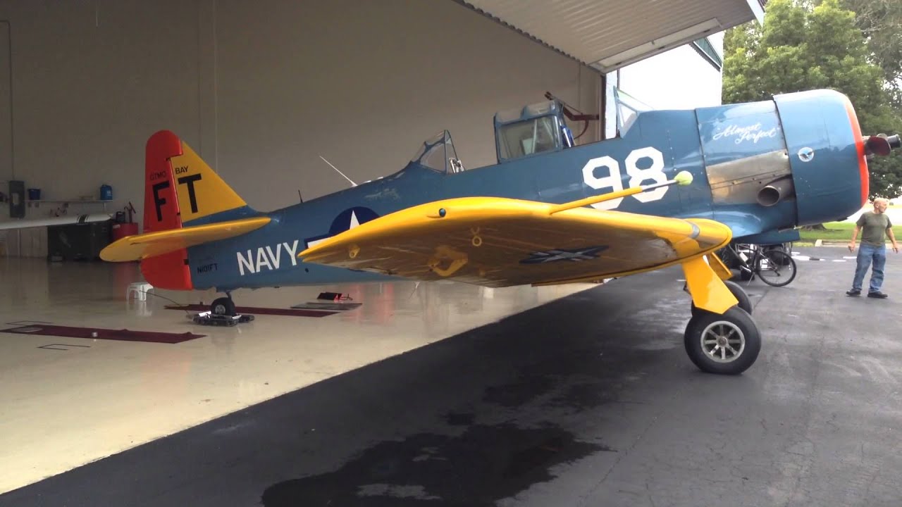 AC TrackTech T1 Tug Moving a T-6G