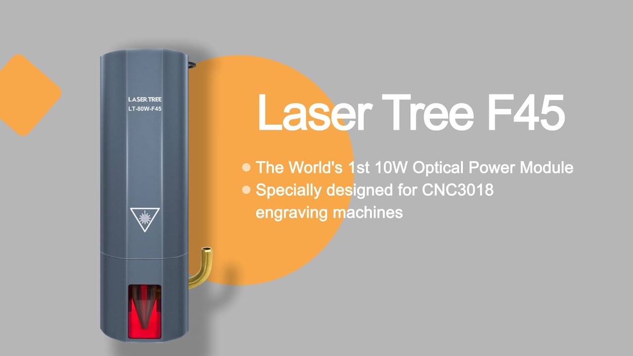 Speed tests using Laser Tree F45 10W laser on CNC 3018 Pro frame ...