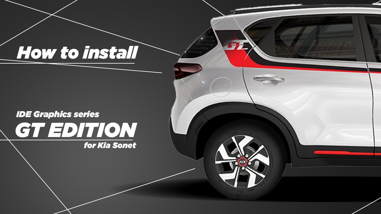 How to install IDE Graphics Series GT Edition for the Kia Sonet ?