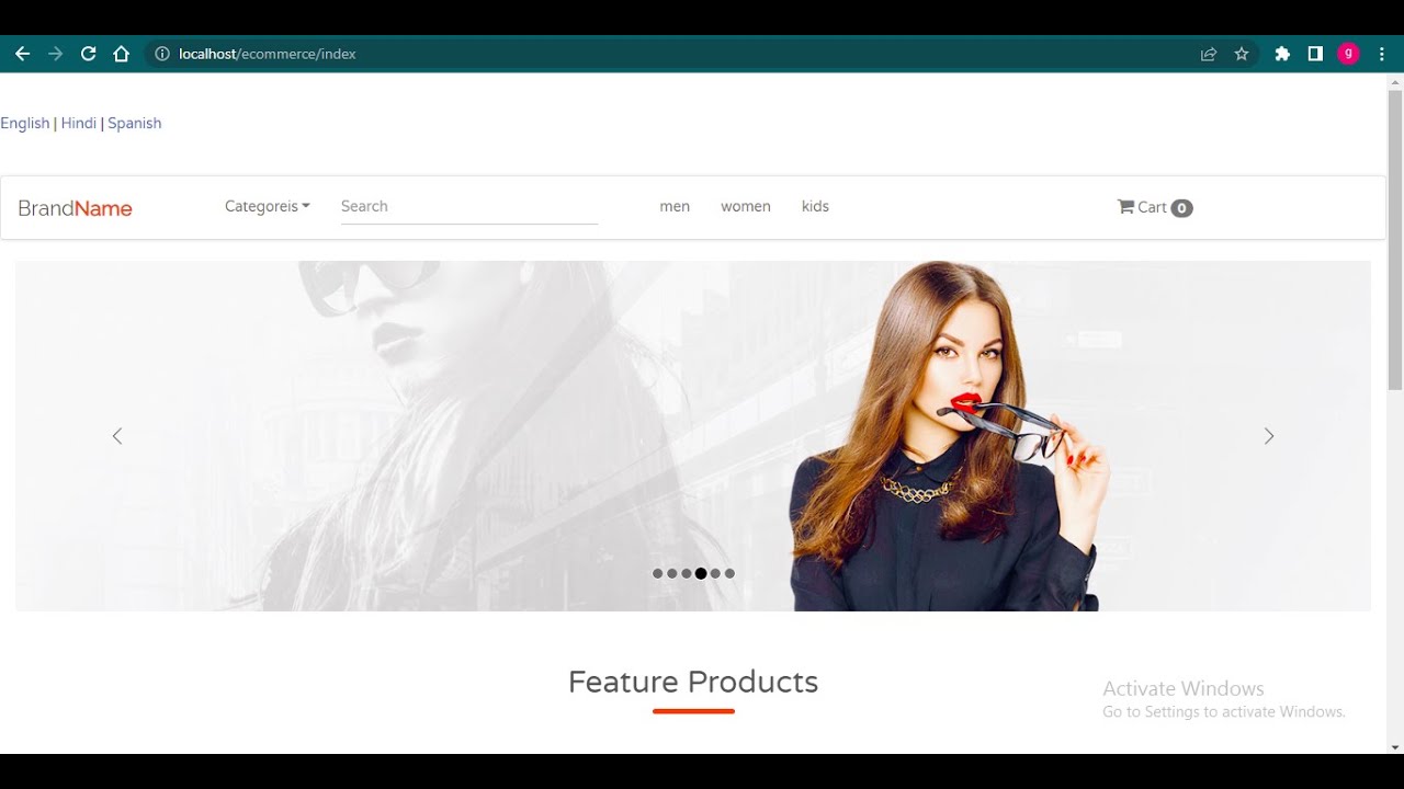 complete ecommerce website php/mysqli
