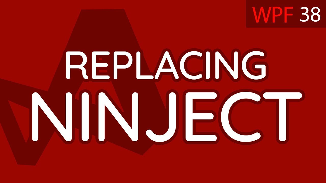 C# WPF UI Tutorials: 38 - Replacing NInject with .Net Core DI