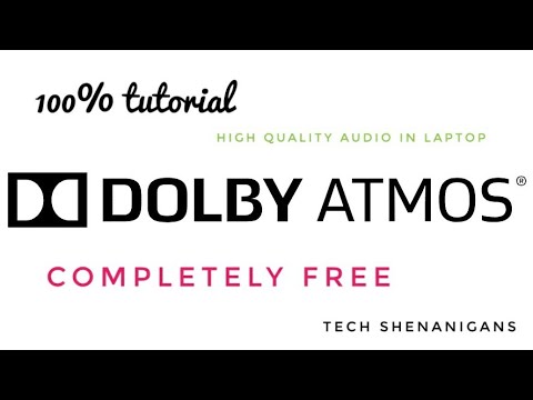 How to enable Dolby Atmos in Windows 10 free | Dolby Surround Sound, High quality Audio, Tutorial