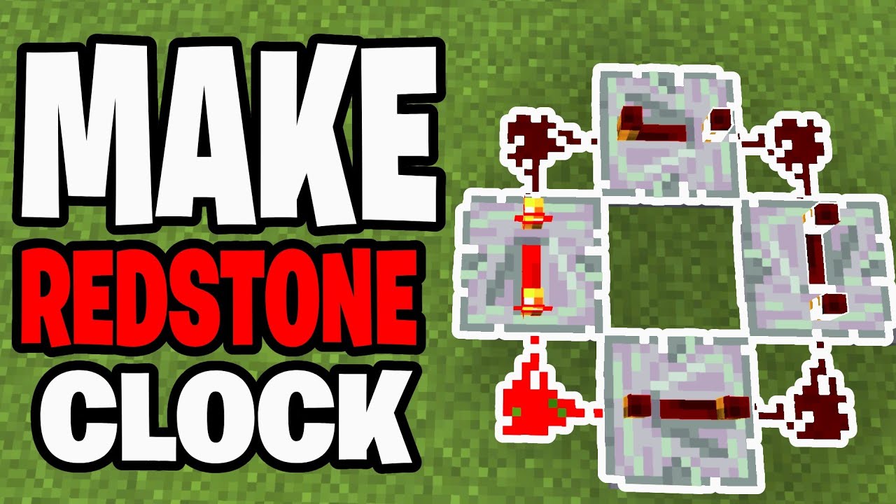 How To Make a Redstone Clock In Minecraft Bedrock! - Tutorial