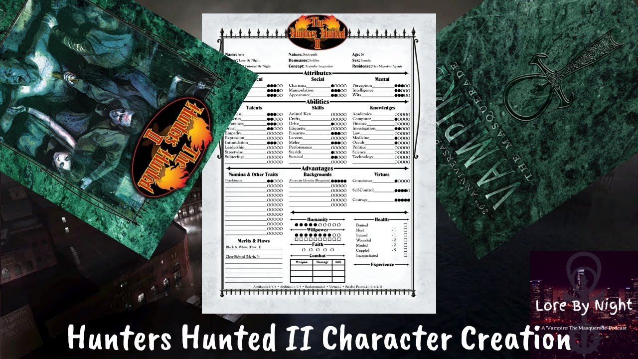 Episode 128: The Hunter's Hunted 2 Character Creation Guide