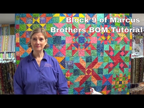 Block 9 of the Marcus Brothers BOM by FabricJunction com