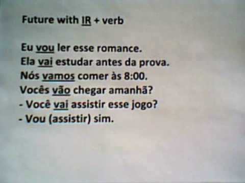 Verb Conjugations in Brazilian Portuguese