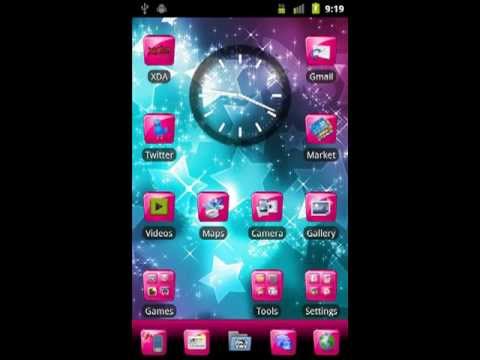top 10 go launcher ex themes android 2011 october
