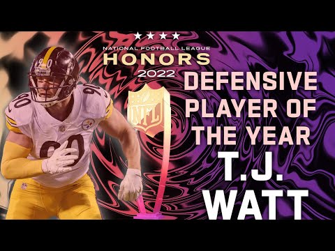 T.J. Watt Wins the Defensive Player of the Year Award | NFL Honors