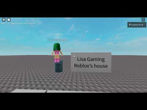 Visiting Lisa Gaming Roblox' house