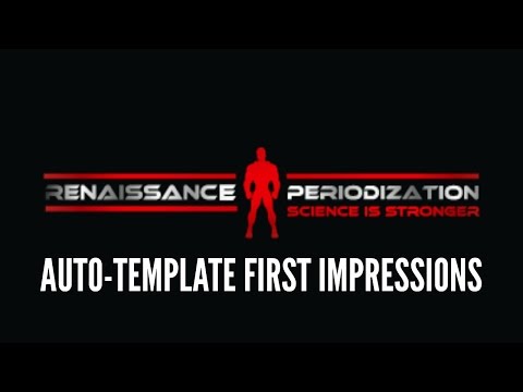 Renaissance Periodization Auto-Template: First Imp