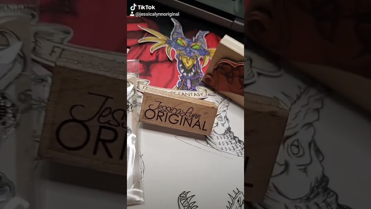 🎨😍 Original Art & Custom Stamps: Creativity Unleashed! 🔥 #ArtistCardMaking #CustomRubberStamps