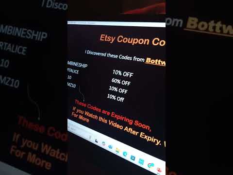 Etsy Coupon Code 2025 100% Working Discounts for HUGE Savings! ๐ฐ