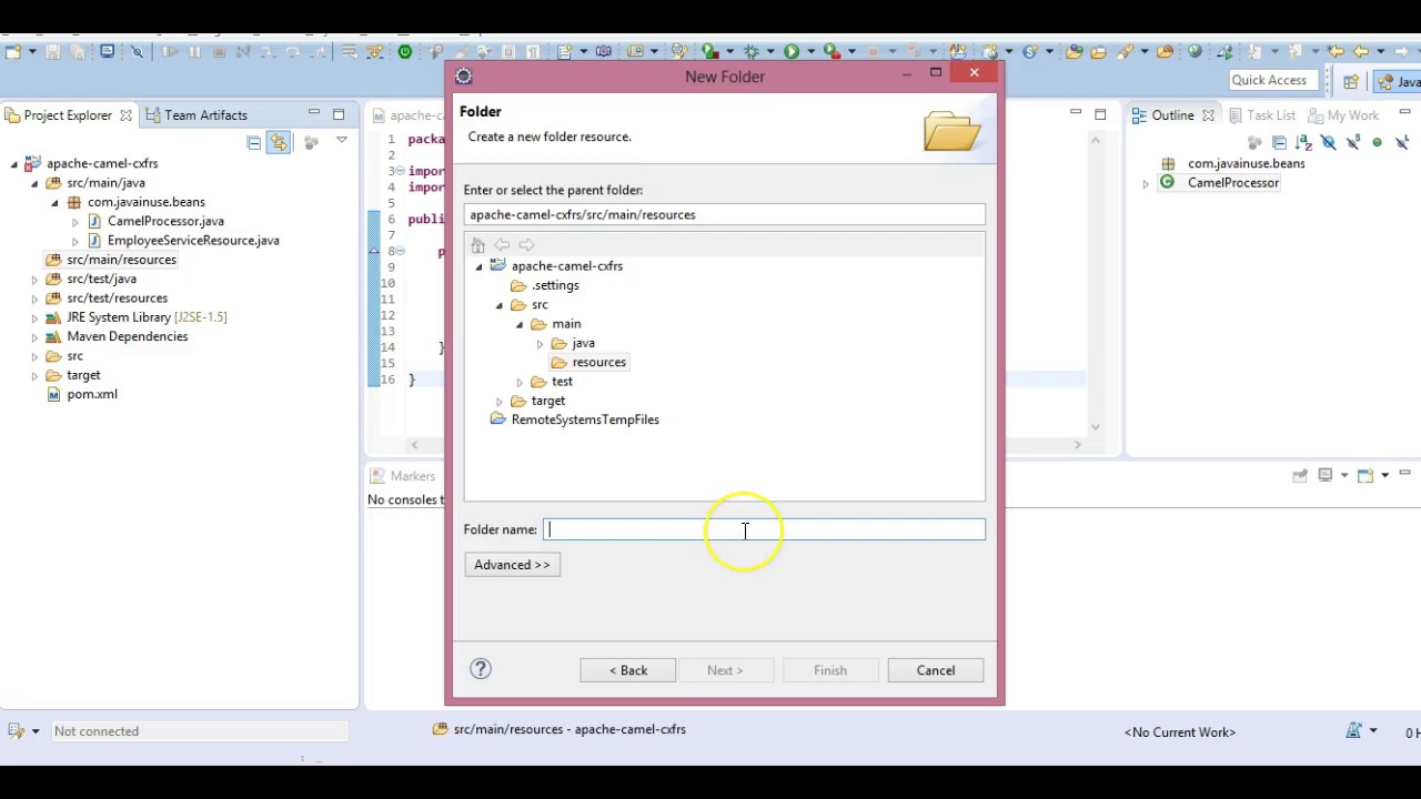 REST Web Service using Apache Camel + CXF-RS Simple Example