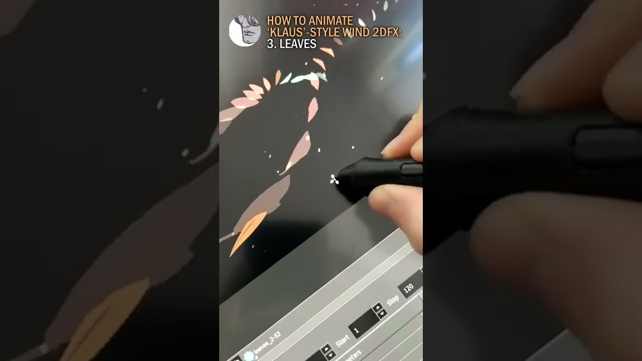 How to Animate Wind 2D FX wind like in Netflix's Klaus  #2danimation #tutorial  #animation #klaus
