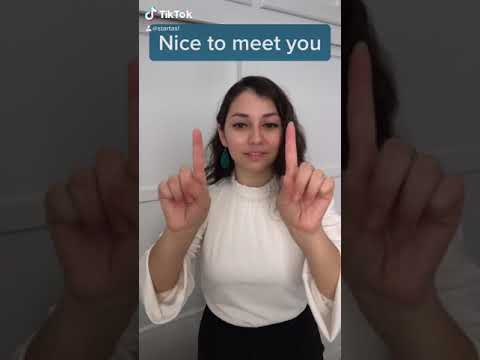Greetings in American Sign Language (ASL)