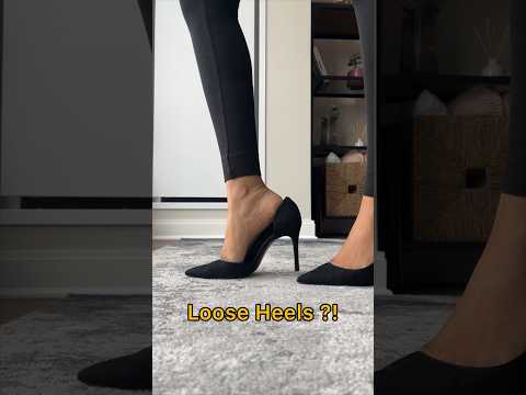 The Easiest Hack Youโve Seen for Heels That Donโt Fit Perfectly #diyhacks #heels