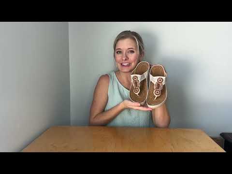 Women Flip Flops Summer Sandals with Comfortable Arch Support Bohemia Wedge Sandals for Women Shoes