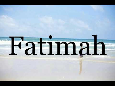 How To Pronounce Fatimah🌈🌈🌈🌈🌈🌈Pronunciation Of Fatimah