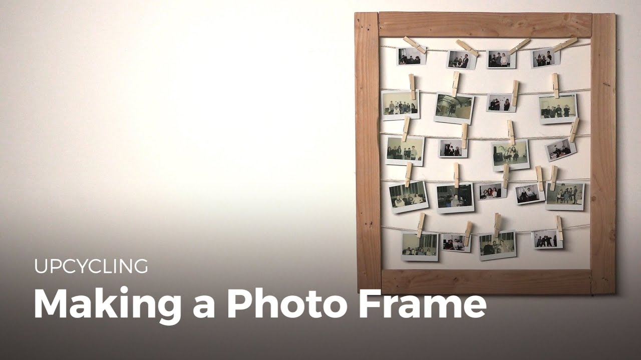 Upcycling: Make a Photo Frame - Recycling Pallets | Sikana