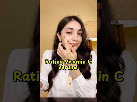 Rating Vitamin C serums 😎