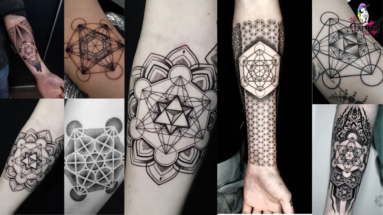 Best Metatron’s Cube Tattoo Design