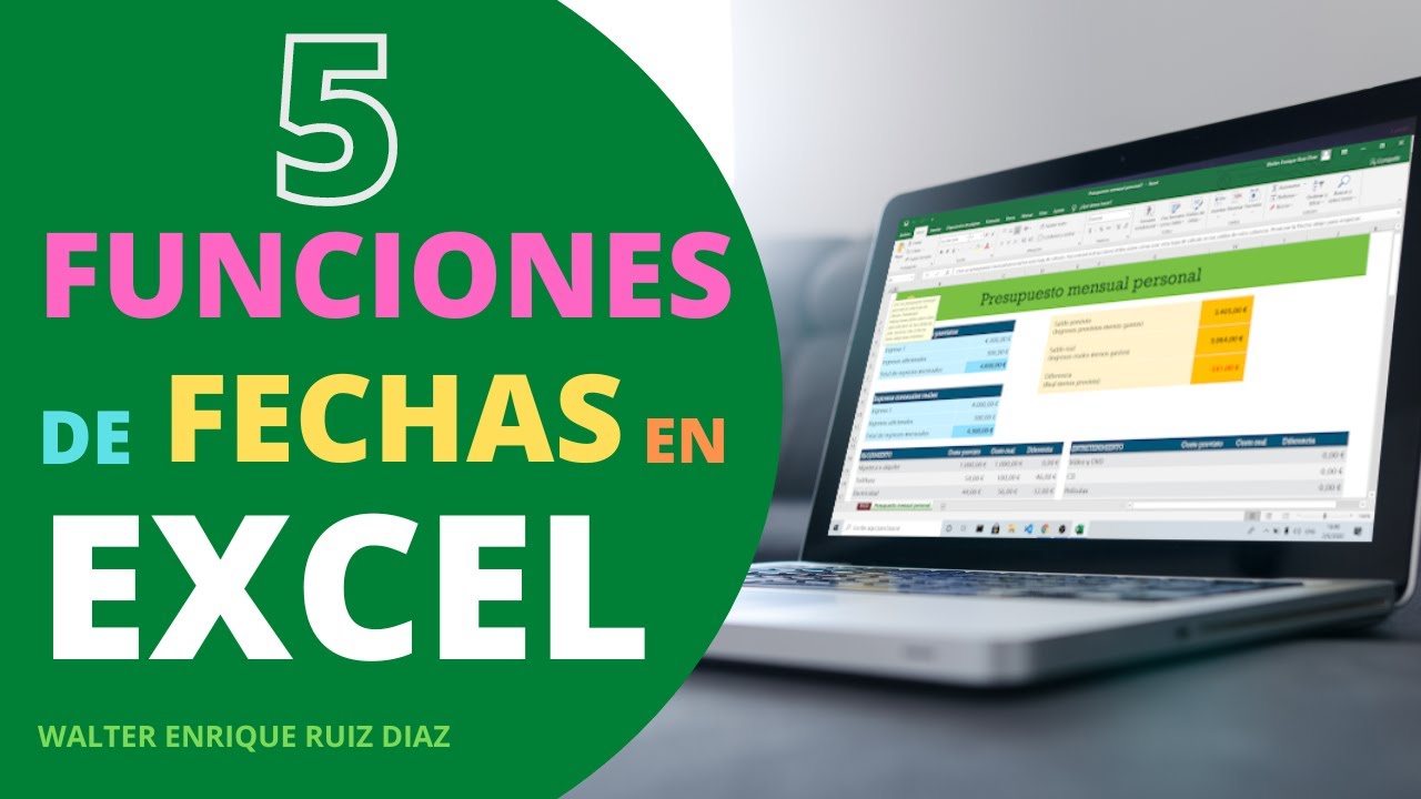 5 FUNCIONES de FECHA en EXCEL que debes conocer: HOY, AHORA, AÑO, MES y DÍA
