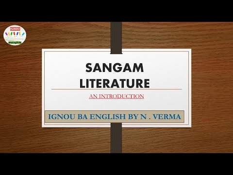 SANGAM LITERATURE Full Definition