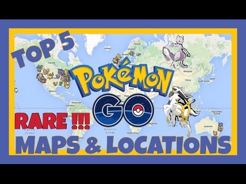 TOP 5 POKEMON GO MAPS !! RARE POKEMON MAPS!! LOCATIONS!! & TOOLS !!!