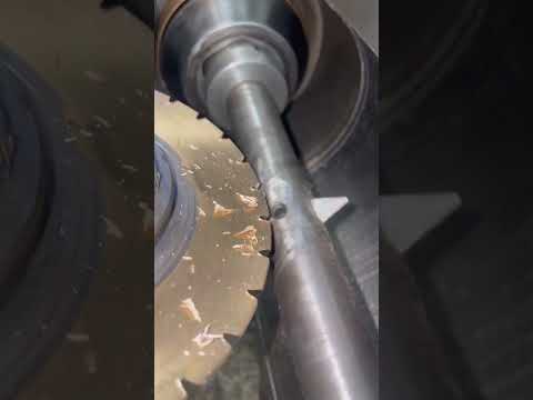 2 Start 3” Gearbox 15:1 Ratio Worm Gear Cutting #viral #machine #wormgear #gearcutting #gearbox