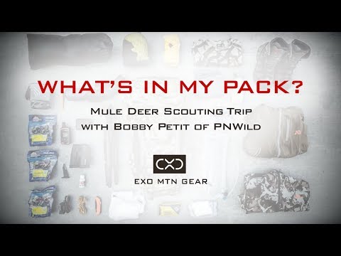 What's In My Pack? — Mule Deer Scouting Trip with Bobby Petit of PNWild