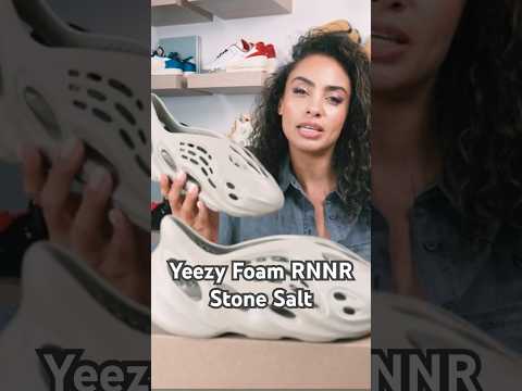The REAL color of the Yeezy Foam RNNR Stone Salt 🧐 #yeezy #yeezyfoamrnnr #stonesalt