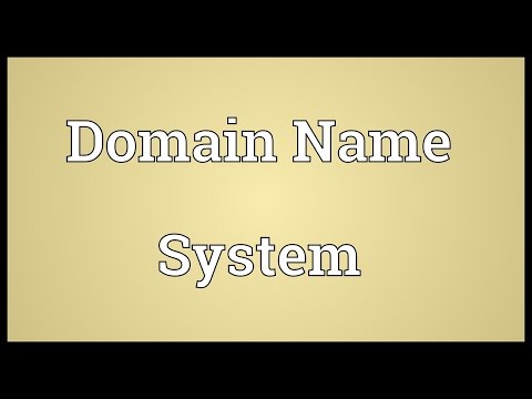 Domain Name System Meaning