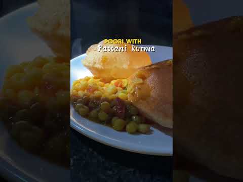 Best combination 🤤 #indianfood #poori #food