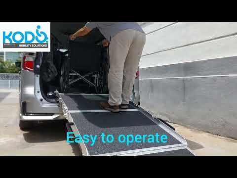 Kodo Wheelchair Ramp for Vehicle, Foldable Aluminum Ramps for MPV - Nissan Serena